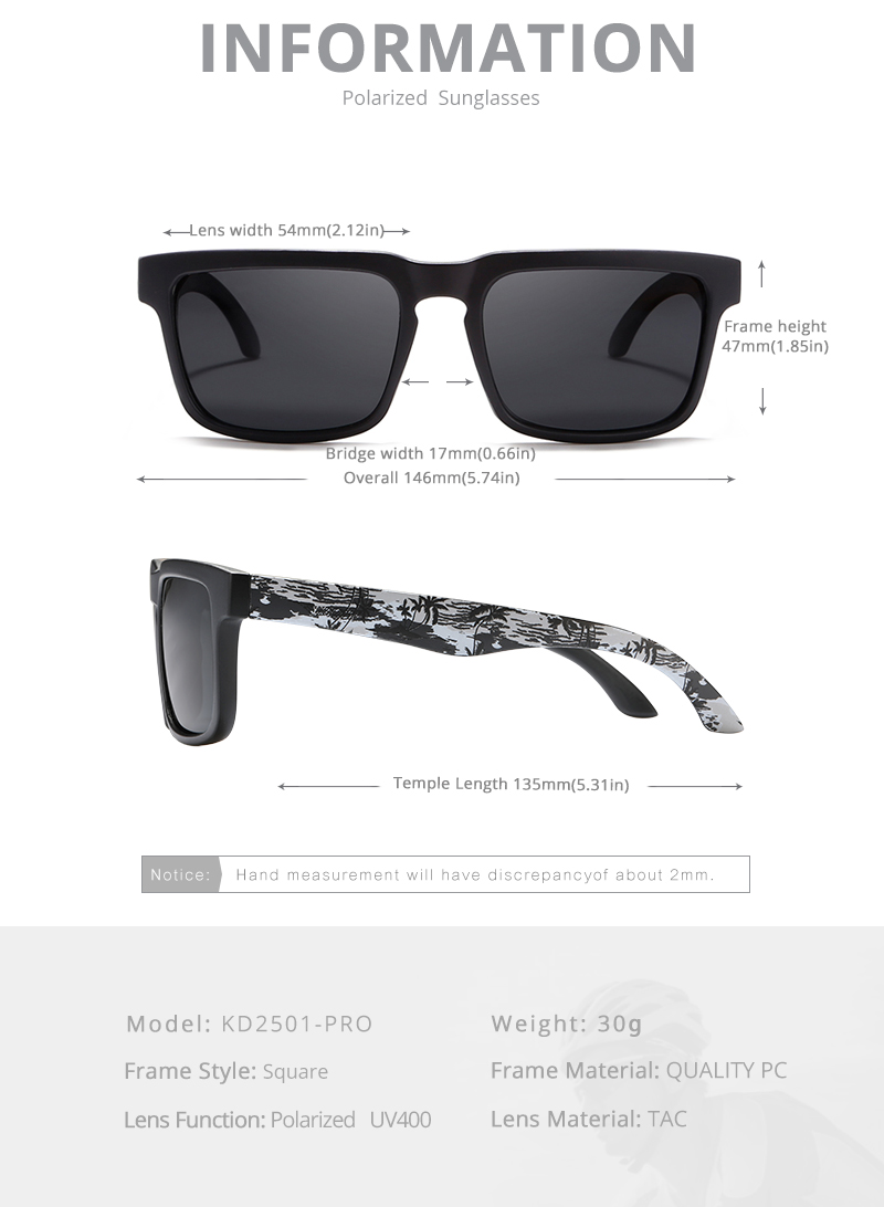 Kdeam Exclusive Men’s Polarized Sunglasses - Sunglassbd
